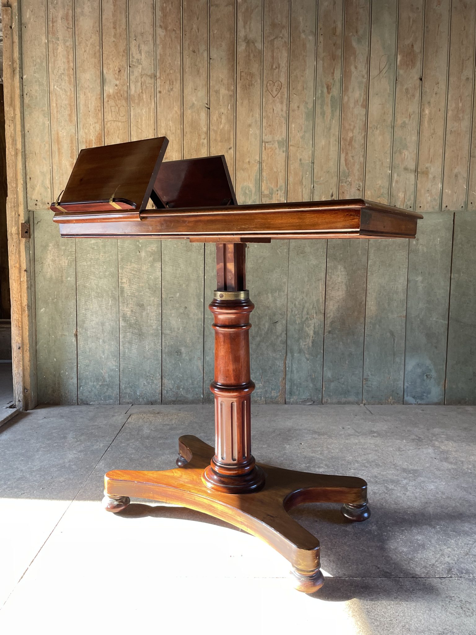 Late Regency Library Reading Table by Gillows. – Nook Antiques