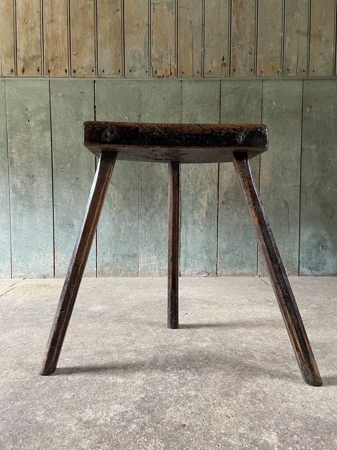 Early C18th Primitive Work Stool – Nook Antiques
