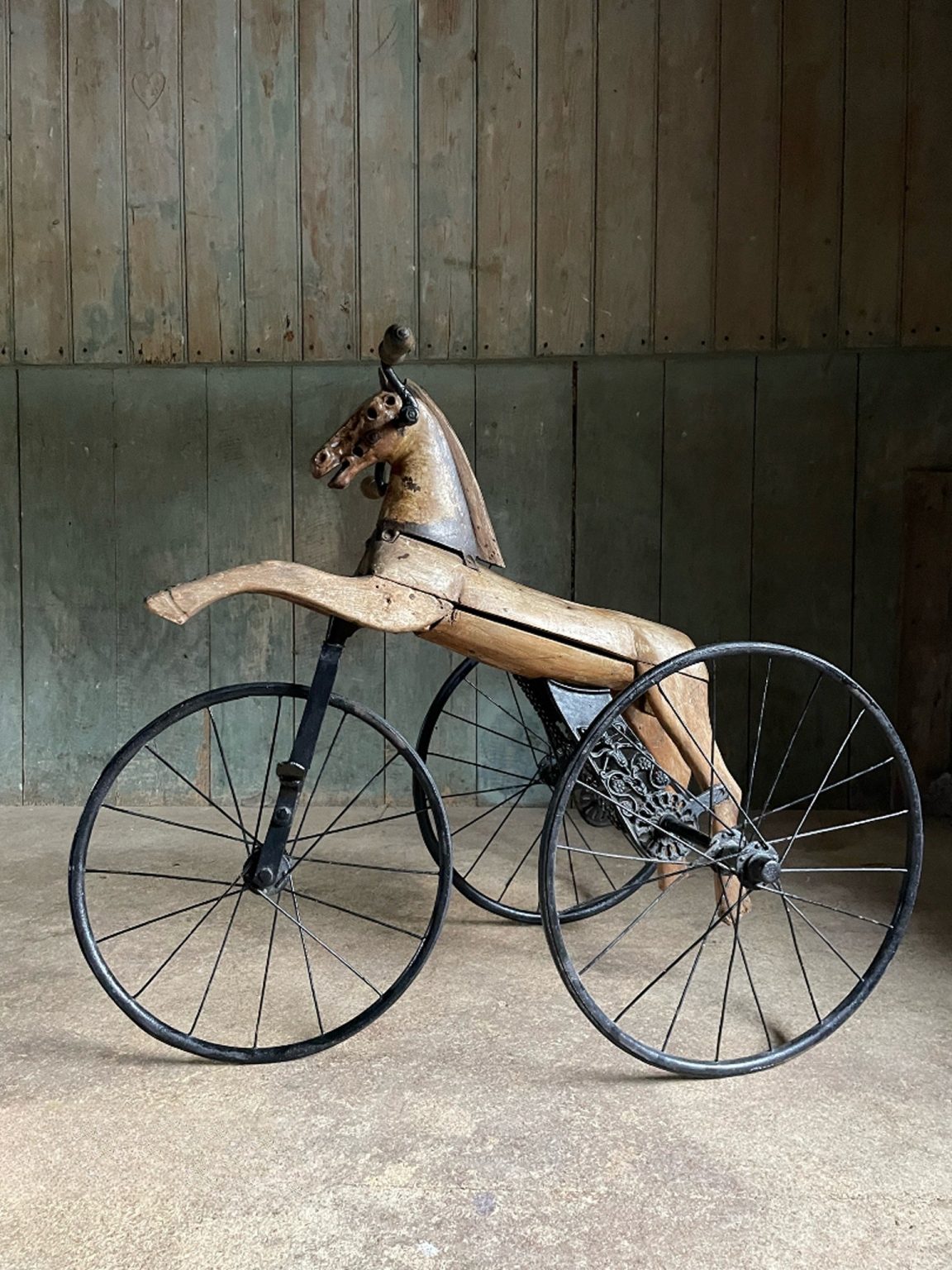 C19th French Horse Tricycle – Nook Antiques