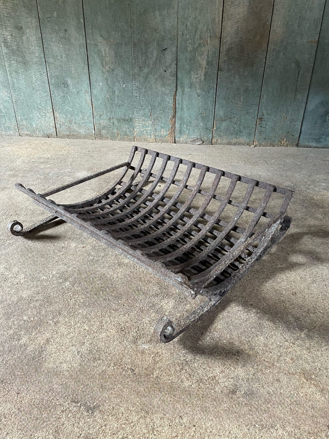 Rare Georgian Wrought Iron Log Cradle – Nook Antiques