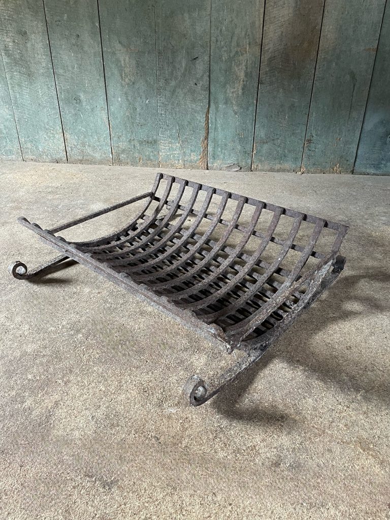 Rare Georgian Wrought Iron Log Cradle – Nook Antiques